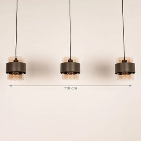 Závěsné svítidlo Retro 70er Line 110 Brown