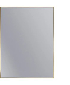 Erga Rectangle, obdélníkové zrcadlo 60x80 cm, zlatý rám, ERG-V01-RECTAGLE-6080-GD