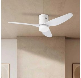 ZEVENTI - LED Stropní ventilátor PADUA LED/18W/230V Wi-Fi Tuya bílá + DO