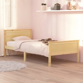 vidaXL Rám postele masivní borové dřevo 100 x 200 cm [322203] Barva: Hnědá