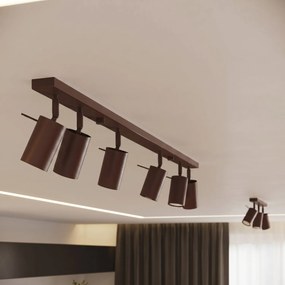 Sollux Lighting Nástěnné svítidlo RING hnědé