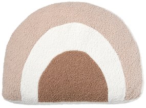 Nordic Coast Company Polštář Teddy Rainbow Natur Camel Beige