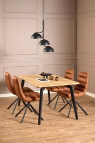 Designová jídelní židle Milford hnědá