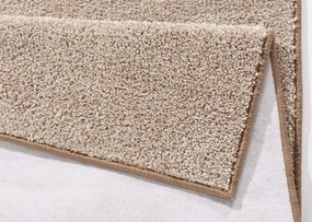 Hanse Home, Kusový koberec Pure 102662 Taupe/Cream, 80x400, béžová, kancelář