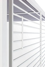 BIZZOTTO Hliníková pergola NOAH se stínící látkou bílá 0795444