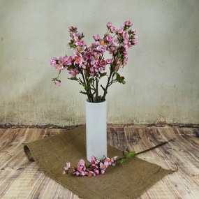 Umělá třešňová větvička- růžová, 55 cm