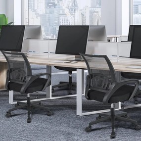 Psací stůl Yaheetech – židle (černá) (263981656752)