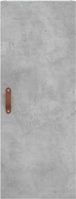 Skříň highboard betonově šedá 34,5x34x180 cm kompozitní dřevo 3199021