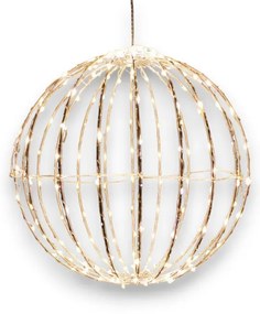 ACA Lighting LED vánoční 3D koule, průměr 20 cm, 100 LED, 230V, IP44