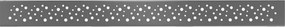 Mexen Flat M12 kryt pro lineární odtok 50 cm, gun gray kartáčovaný - 1E21050