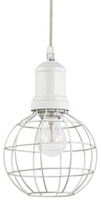 Závěsné svítidlo Ideal Lux Cage SP1 round 114927 15,5cm kulaté