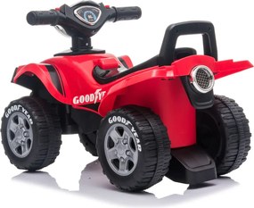 LEAN CARS Elektrická čtyřkolka se zvuky a světly 551-G červená