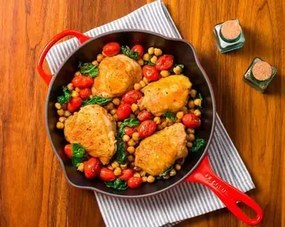 Le Creuset Pánev na smažení a servírování 23 cm Volcanic / Litina