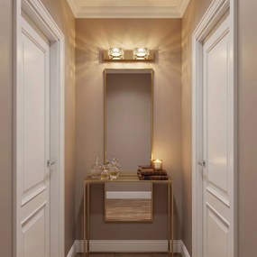 Toolight APP1937-2W, nástěnná LED svítilna, 320 mm, zlatá lesklá, OSW-66071