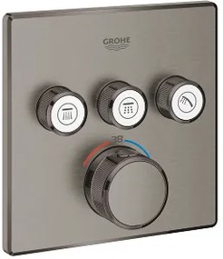 Grohe Grohtherm SmartControl vanová baterie pod omítku ano grafitová 29126AL0