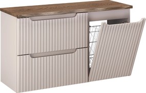 Comad Koupelnová skříňka pod deskové umyvadlo s košem na prádlo Nova Cashmere 100 kašmír