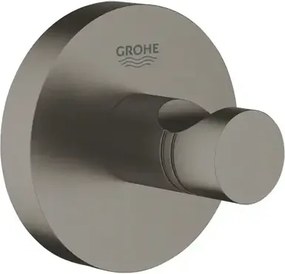 Grohe Essentials - Háček na koupací plášť kartáčovaný tmavý grafit