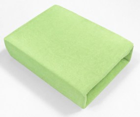 Polášek Froté prostěradlo na vysokou matraci (až 30cm), 140x200cm, na dvoulůžko, světle zelené