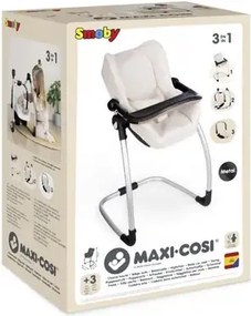 SMOBY Autosedačka a židlička 3v1 Maxi-Cosi  Quinny béžová / Pro panenk
