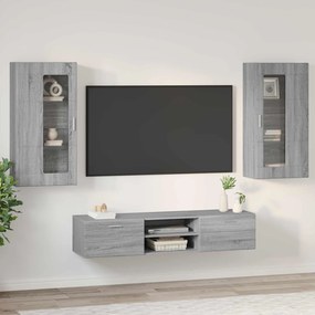 Sestava TV skříněk FLORIN 3 ks Šedá Sonoma Kompozitní dřevo 3397930