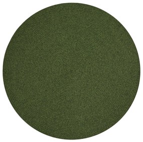 Hanse Home, AKCE: 200x200 (průměr) kruh cm Kusový koberec Braided 105554 Green kruh – na ven i na doma, zelená, chodba / předsíň