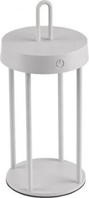 LD 19300-16 ANSELM LED stolní lampa na baterie bílá 28cm dotykový stmívač IP44 zahradní svítidlo 2700K - JUST LIGHT