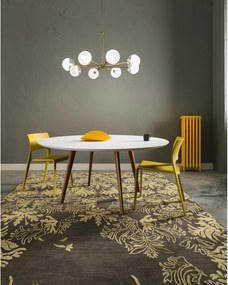 Il Fanale 275.08.ONT Molecola, závěsné mosazné svítidlo, 8x5W LED G9, prům. 99,4cm
