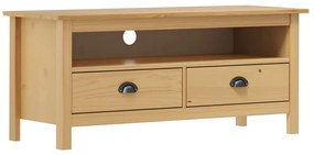 TV stolek Hill medově hnědý 110x40x47 cm masivní borové dřevo 288923