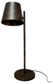 Stolní lampa Colt, jeden zdroj, mražená-šedá