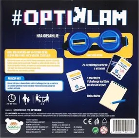 BONAPARTE Společenská hra Optiklam / Hra s optickým klamem / 22x22x7 c