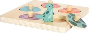 small foot Dřevěné paměťové puzzle Dino