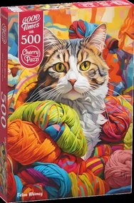 CHERRY PAZZI Puzzle Kočičí vrtochy / 500 dílků
