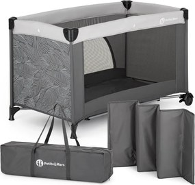 Petite & Mars Postýlka cestovní Nyja Urban Jungle Charcoal