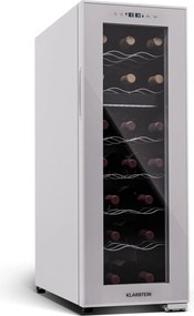 Klarstein Shiraz 18 Duo, vinotéka, 2 zóny, 53 l/18 lahví, 5-18/5-18 °C, dotykové ovládání