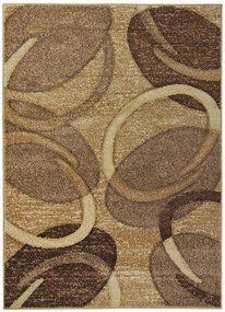 Oriental Weavers, Kusový koberec Portland 2093 AY3 Y, 67x120, hnědá, chodba / předsíň