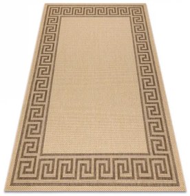 koberec SISAL FLOORLUX 20014 mais / káva velikost 240x330 cm | krásné koberce cz