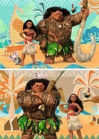 RAVENSBURGER Puzzle Odvážná Vaiana: Přátelé / 2x24 dílků
