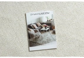 Dywany Luszczow Kusový koberec CASABLANCA PLUS kulatý krémový Jednobarevný, smyčkový Rozměr koberce: 100 cm KRUH