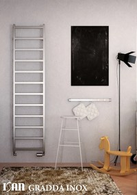 Isan Gradda Inox 1840 x 500 mm koupelnový radiátor nerez