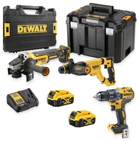 DeWALT - 8dílná sada AKU nářadí, baterií a nabíječky DCK327P2T
