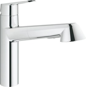 Grohe Eurodisc dřezová baterie s vytahovací sprškou chrom 32257002 G32257002