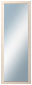 DANTIK - Zarámované zrcadlo - rozměr s rámem cca 50x140 cm z lišty 4020 bílá prodřená (2766)