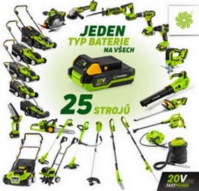 Akumulátorová sekačka FIELDMANN FZR 70335-A 2x20V 2x 2Ah 50004555