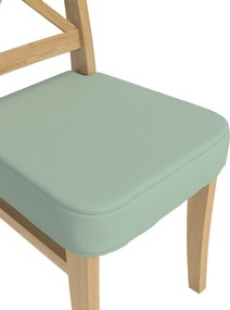 Sedák na židli IKEA Ingolf barva zelená