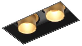 WEVER & DUCRÉ SNEAK TRIMLESS 2.0 LED Barva: Černá + Zlatá, Teplota chromatičnosti: 1800 K - 2850 K