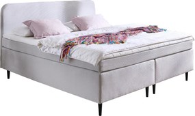XXXLutz POSTEL BOXSPRING, 140/200 cm, světle šedá Boxxx - Jednolůžkové postele - 002157009201