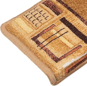 Nášlapy na schody samolepicí 5 ks 65x21x4 cm béžové 149840