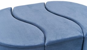 Atelier del Sofa Taburet Alya Puf - Blue, Modrá