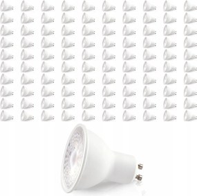 Set Led žárovka GU10 5W Neutrální bílá 4000K dioda Samsung 100ks