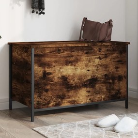vidaXL Úložná lavice 80 x 42,5 x 50 cm kompozitní dřevo [839016] Barva: hnědý dub